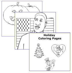 Holiday Coloring Book