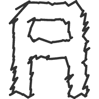 Frayed Edge Alphabet Coloring Book