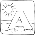 Big Alphabet Coloring Book Volume 1